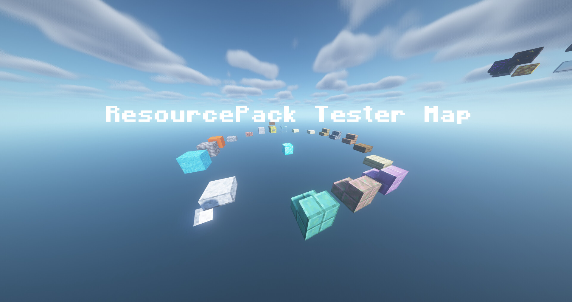 ResourcePack Tester Map Minecraft Map