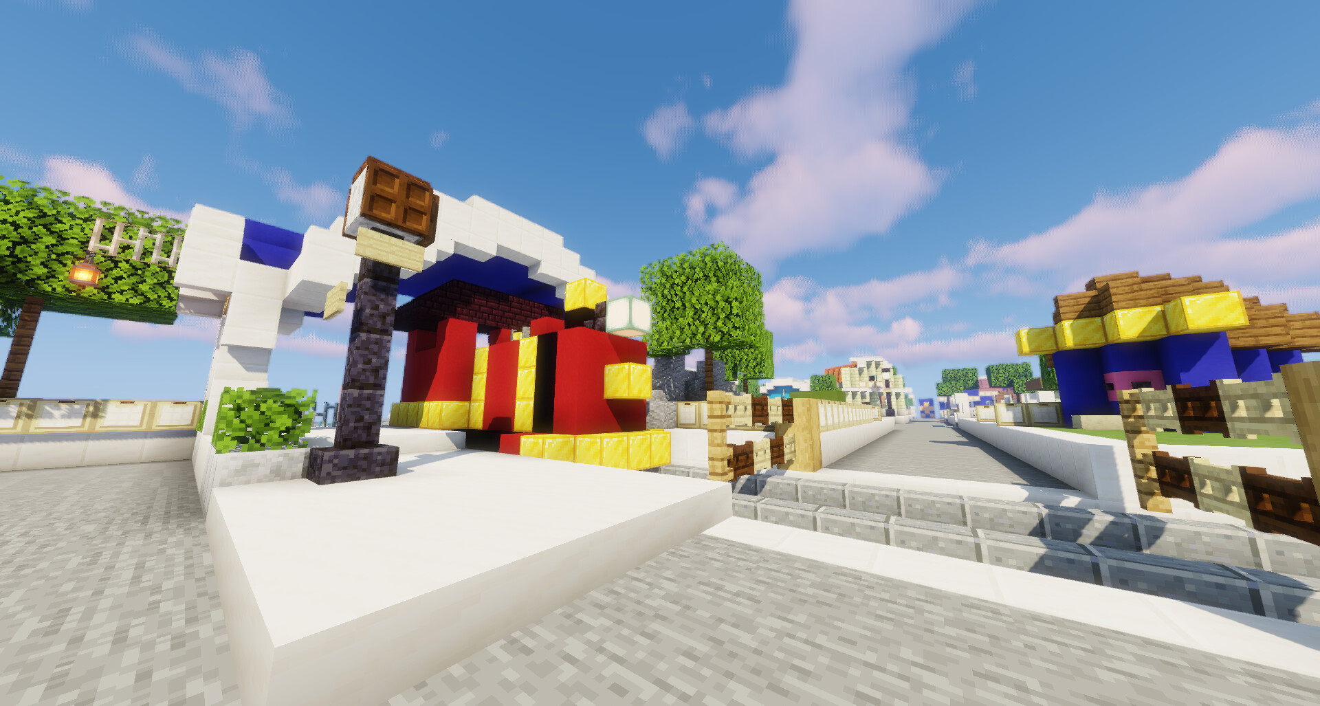 Paper Mario 64 - Toad Town Minecraft Map