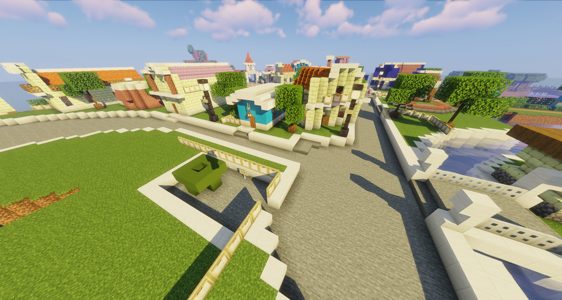 Paper Mario 64 - Toad Town Minecraft Map