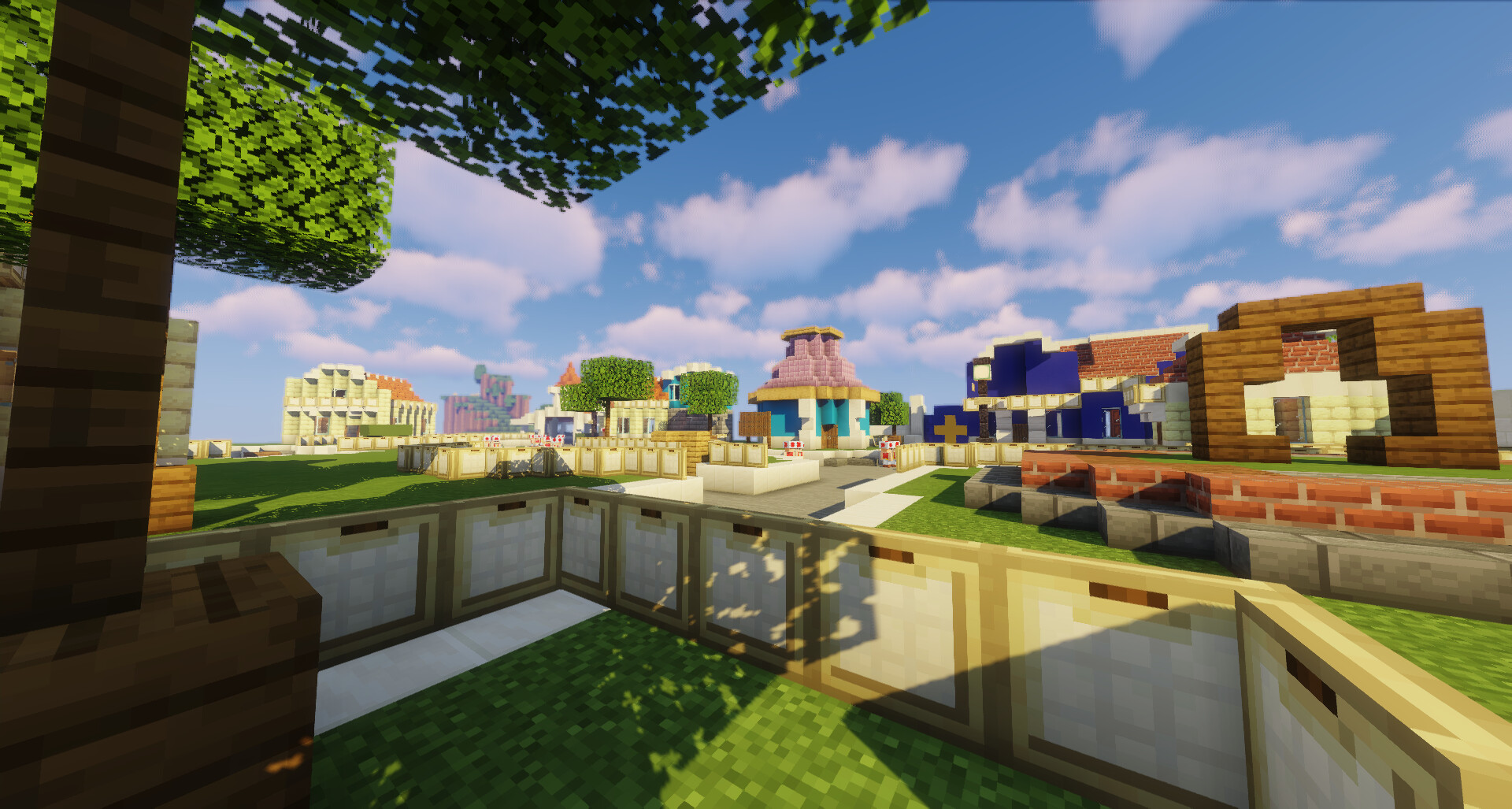 Paper Mario 64 - Toad Town Minecraft Map