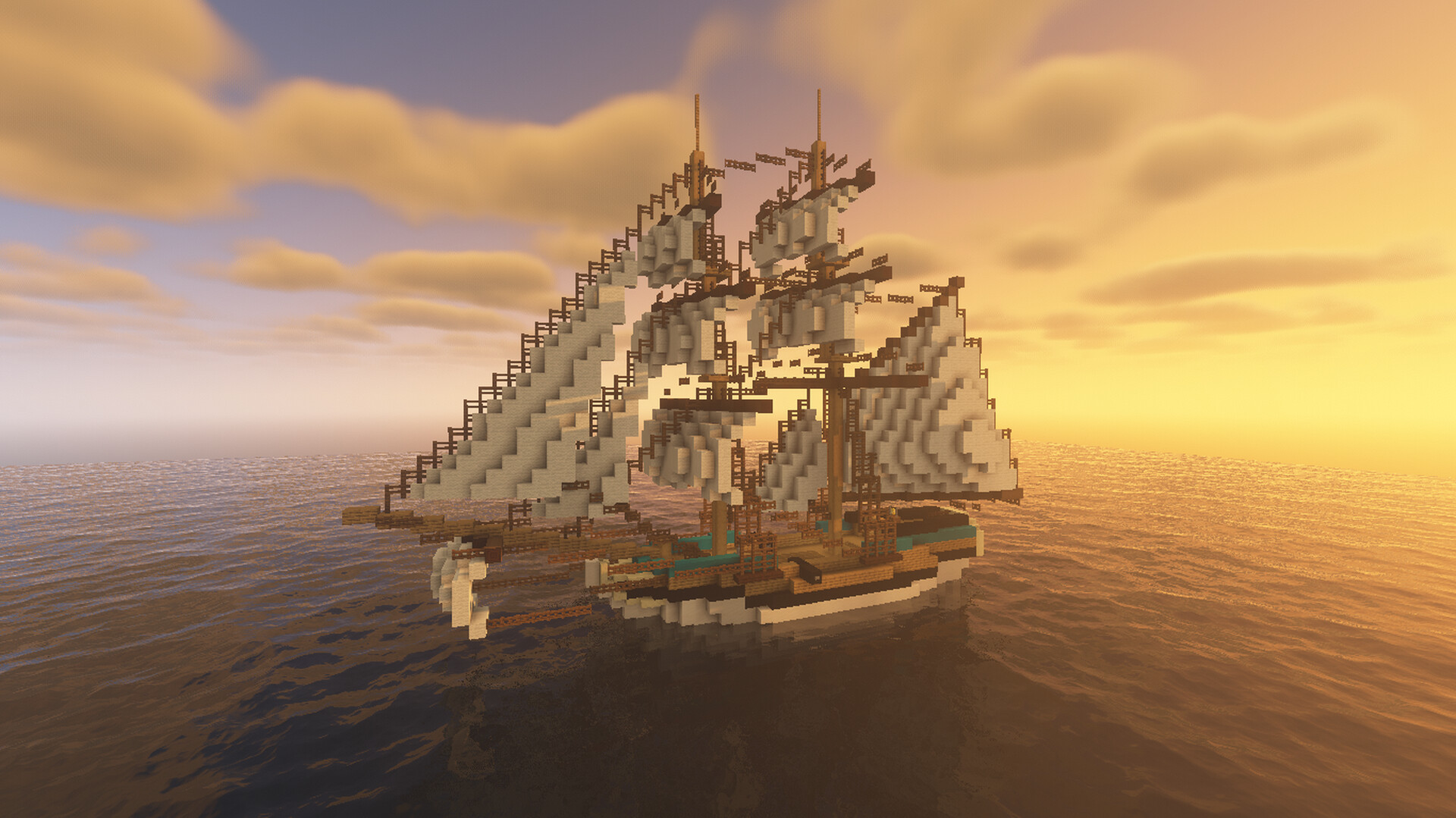 Lady Washington (18th Century Sailing Ship) Minecraft Map