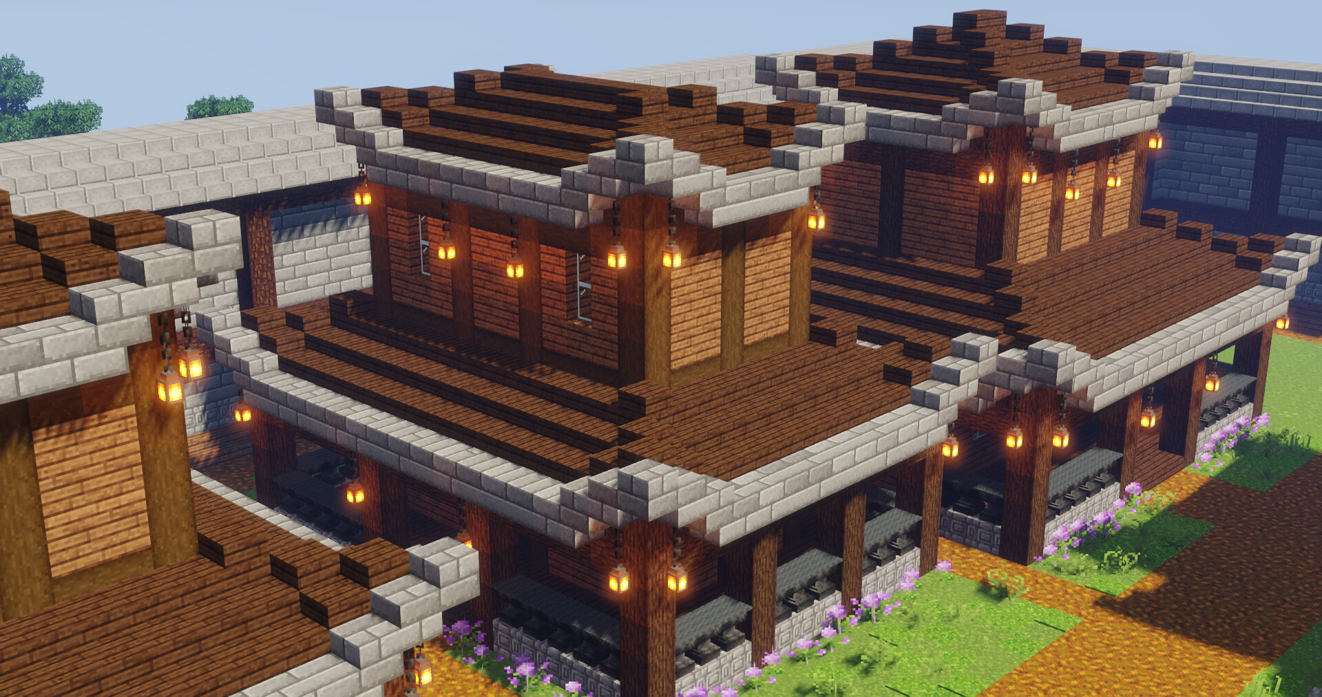 Medieval Japanese Town Minecraft Map