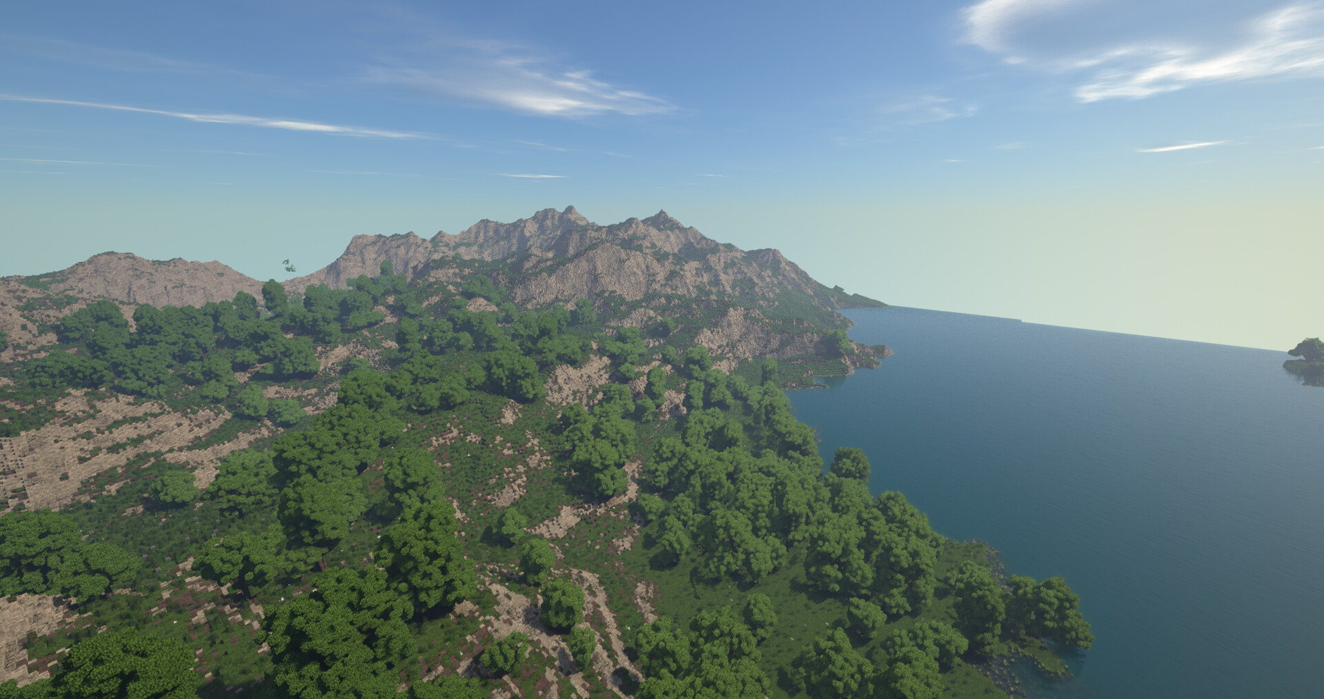 Horvalen, Huge 16k x 16k custom map for Conquest Reforged Minecraft Map