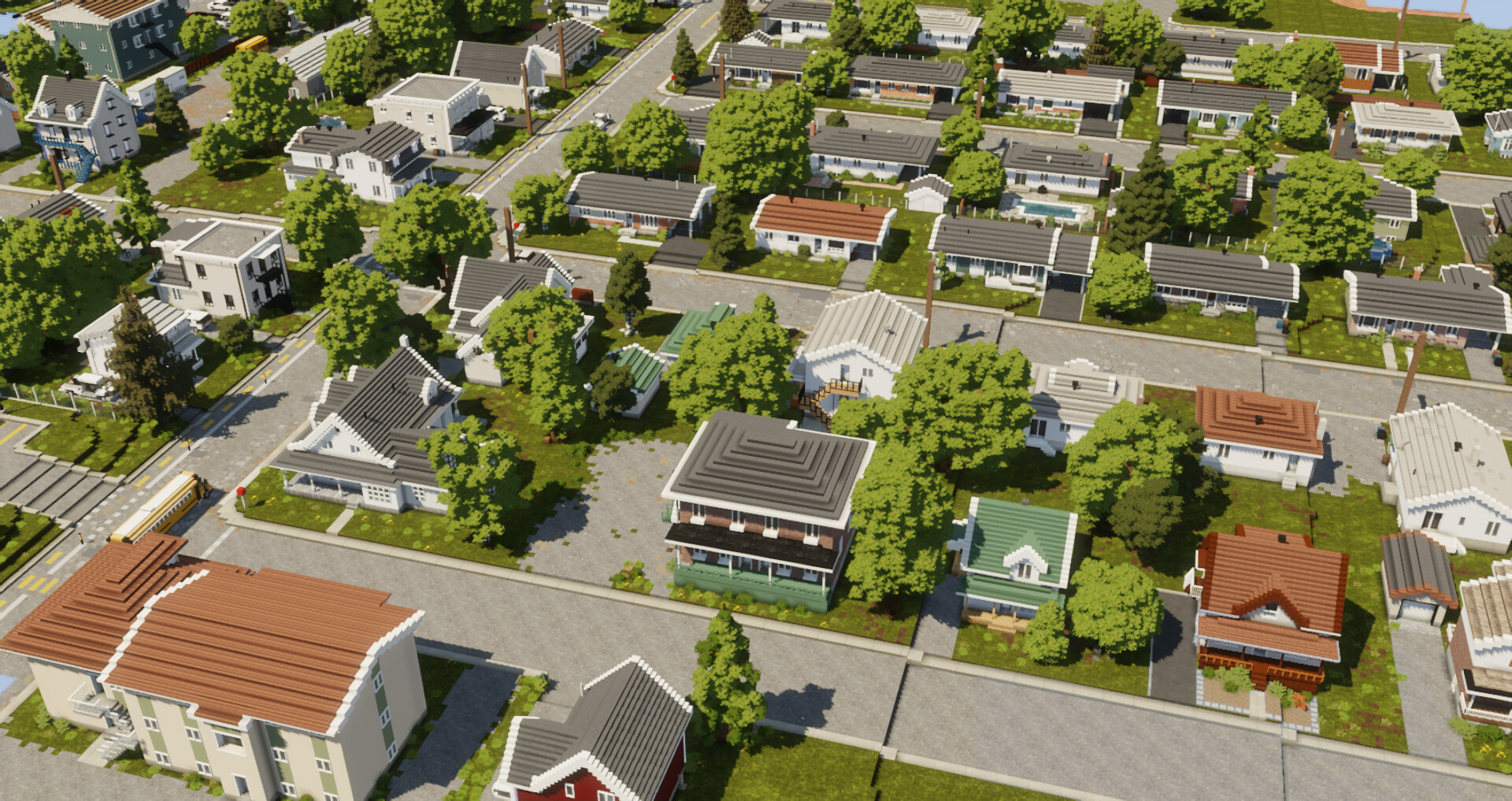 Okanessa | A realistic Quebec-Themed city project | ERT Minecraft Map