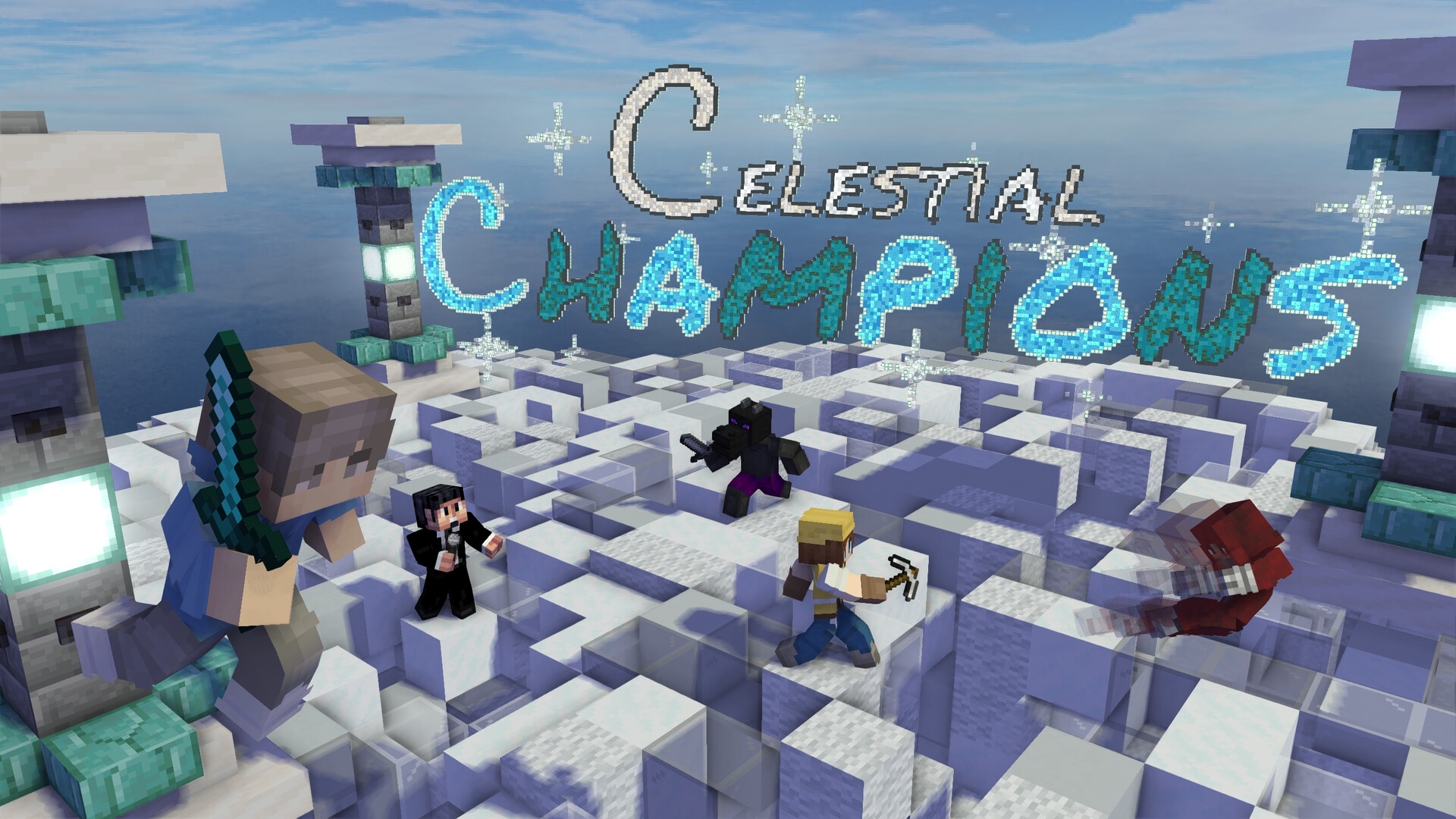 Celestial Champions | Sumo PvP Minigame | 2-50 players | Realms Map | 1.17.1+ | By Command Realm ...