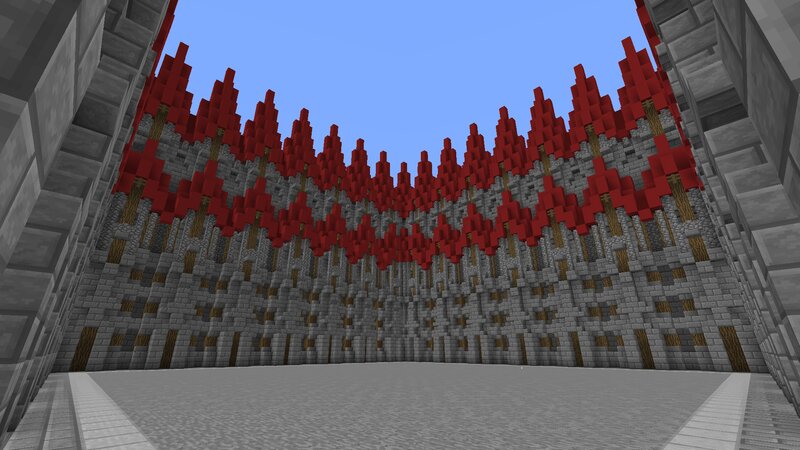 The Crimson Castle Build Battle Arena Minecraft Map