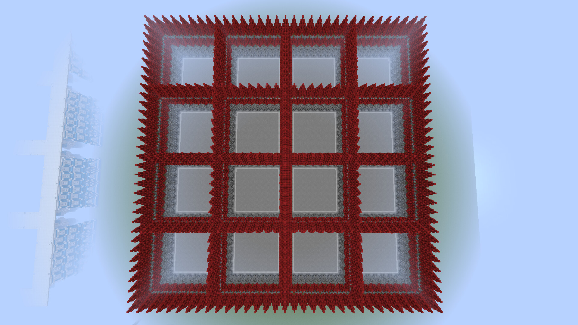 The Crimson Castle Build Battle Arena Minecraft Map