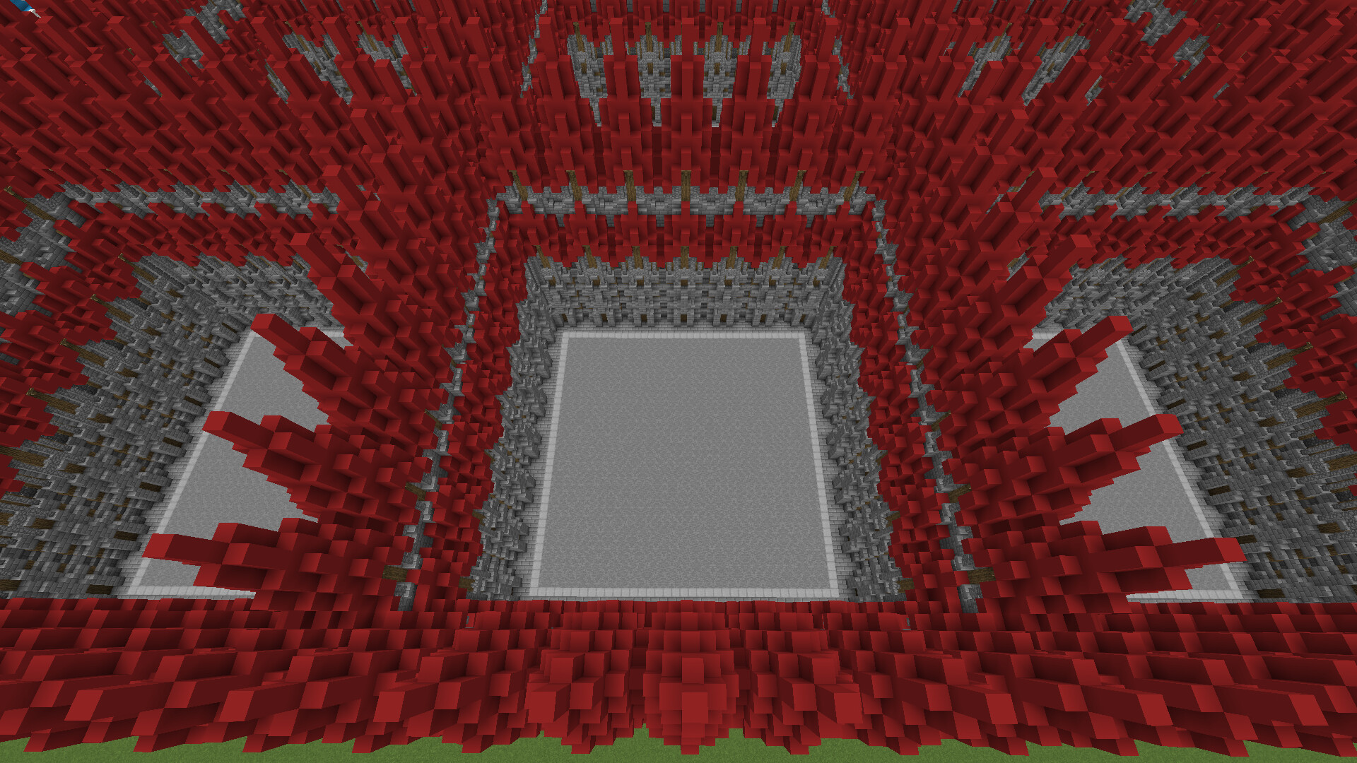 The Crimson Castle Build Battle Arena Minecraft Map