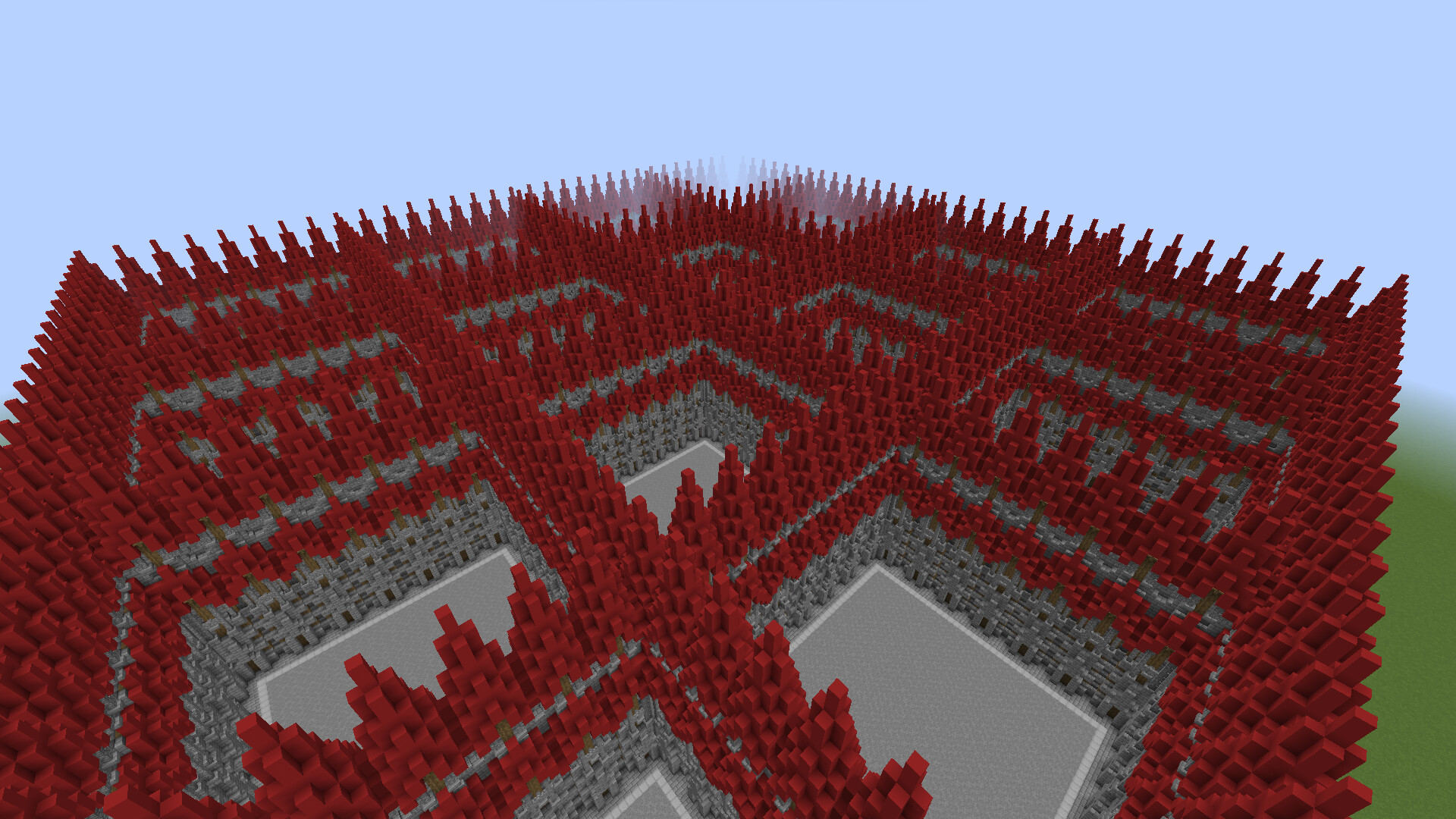 The Crimson Castle Build Battle Arena Minecraft Map