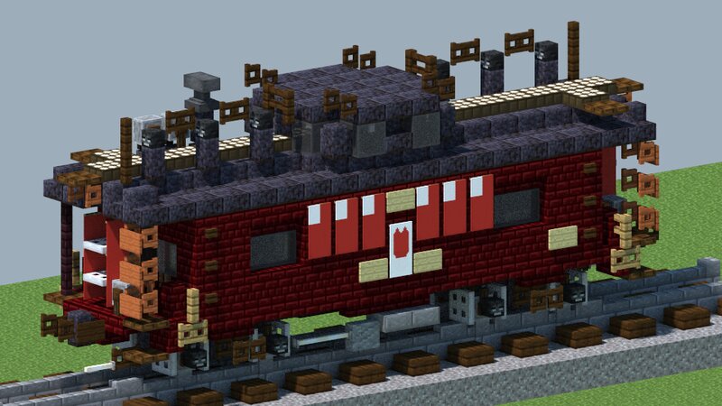 Pennsylvania Railroad N8 Caboose [With Download] Minecraft Map