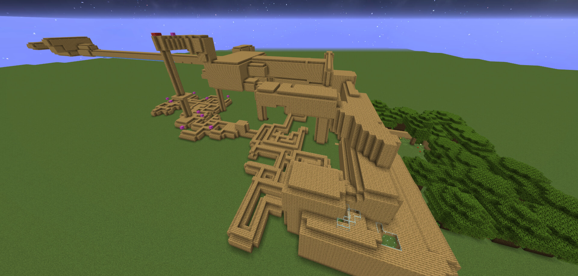 wood parkor map Minecraft Map