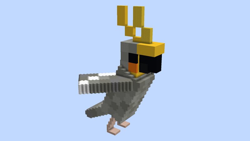 Parrot Mob Statues Minecraft Map