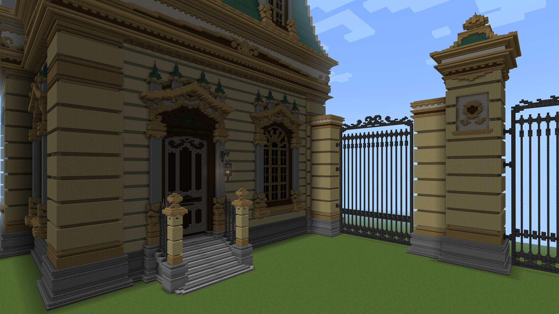 Baroque Gate House Minecraft Map