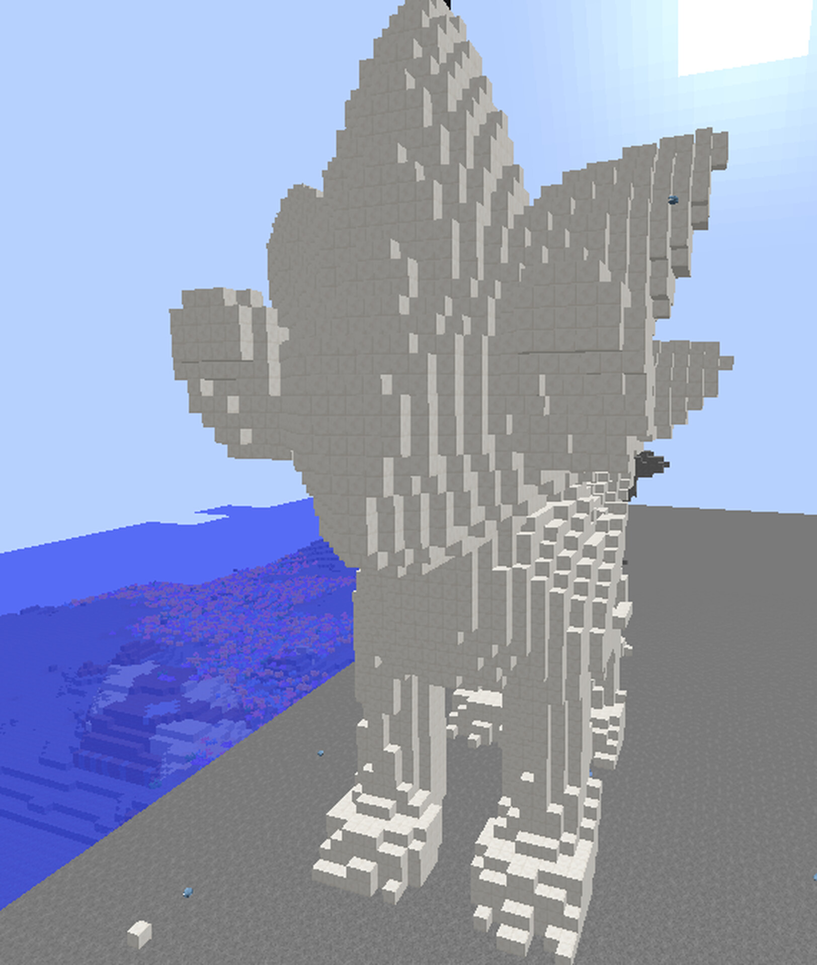 Pokemon Luxray Quartz Statue Schematic (free download) Minecraft Map