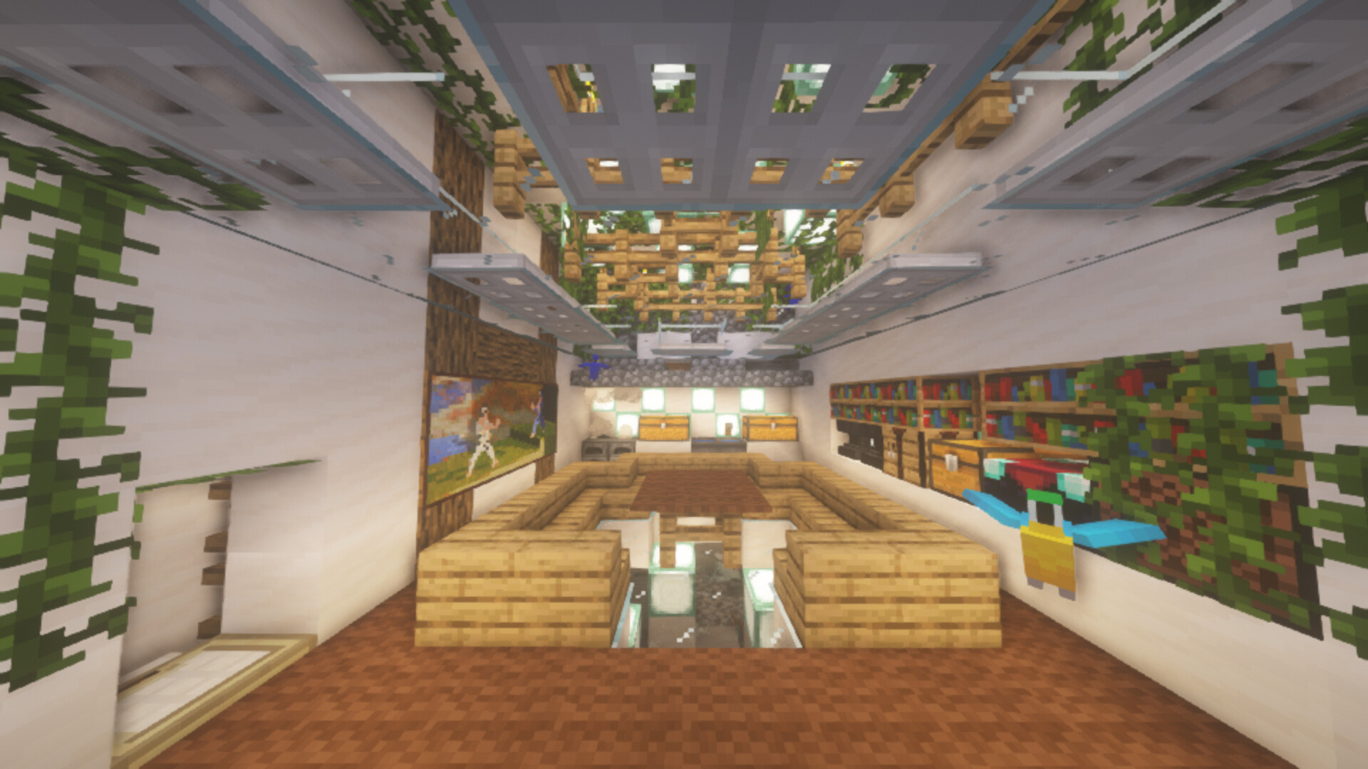 Underground Quartz House Minecraft Map