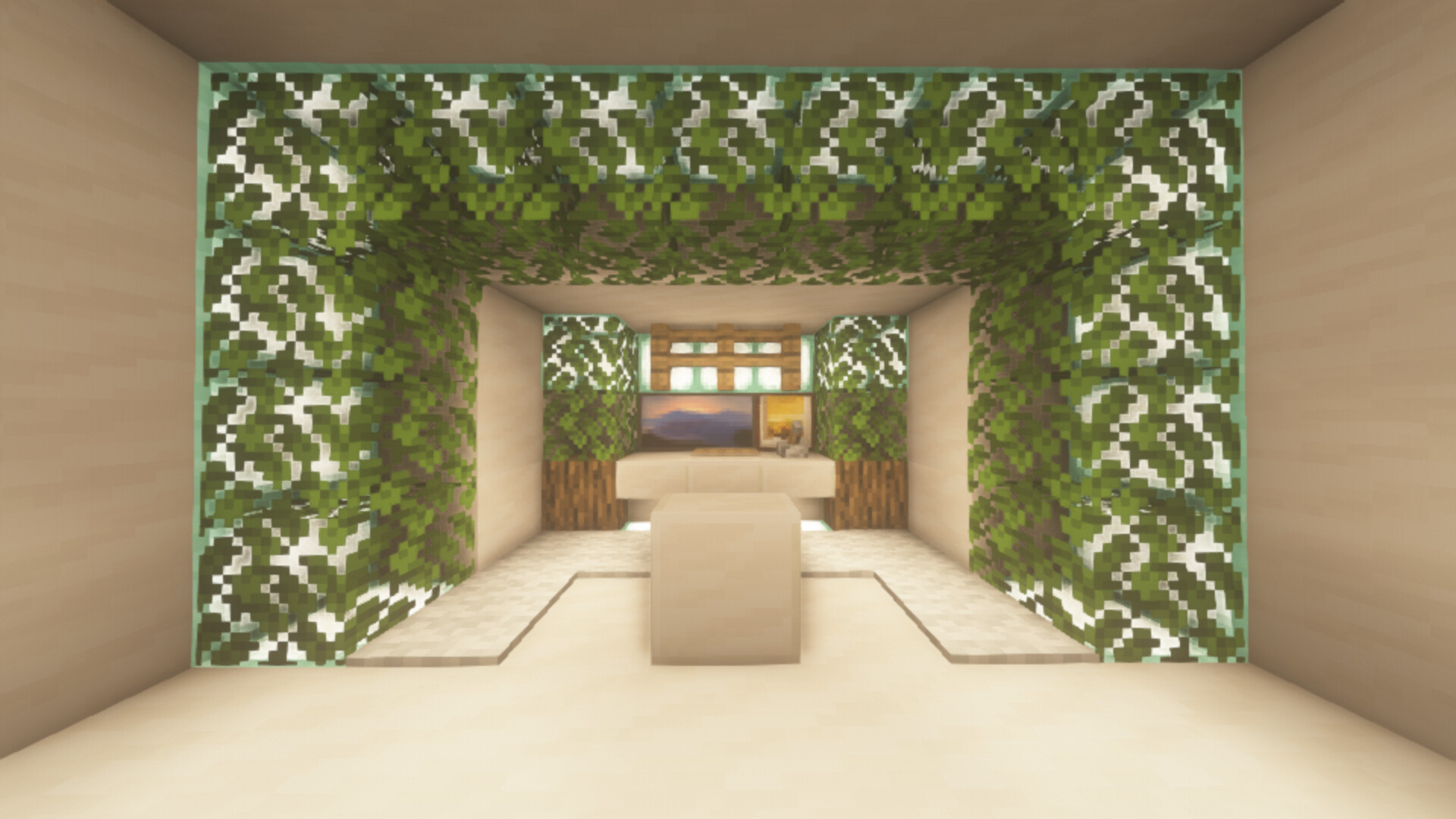 Underground Quartz House Minecraft Map