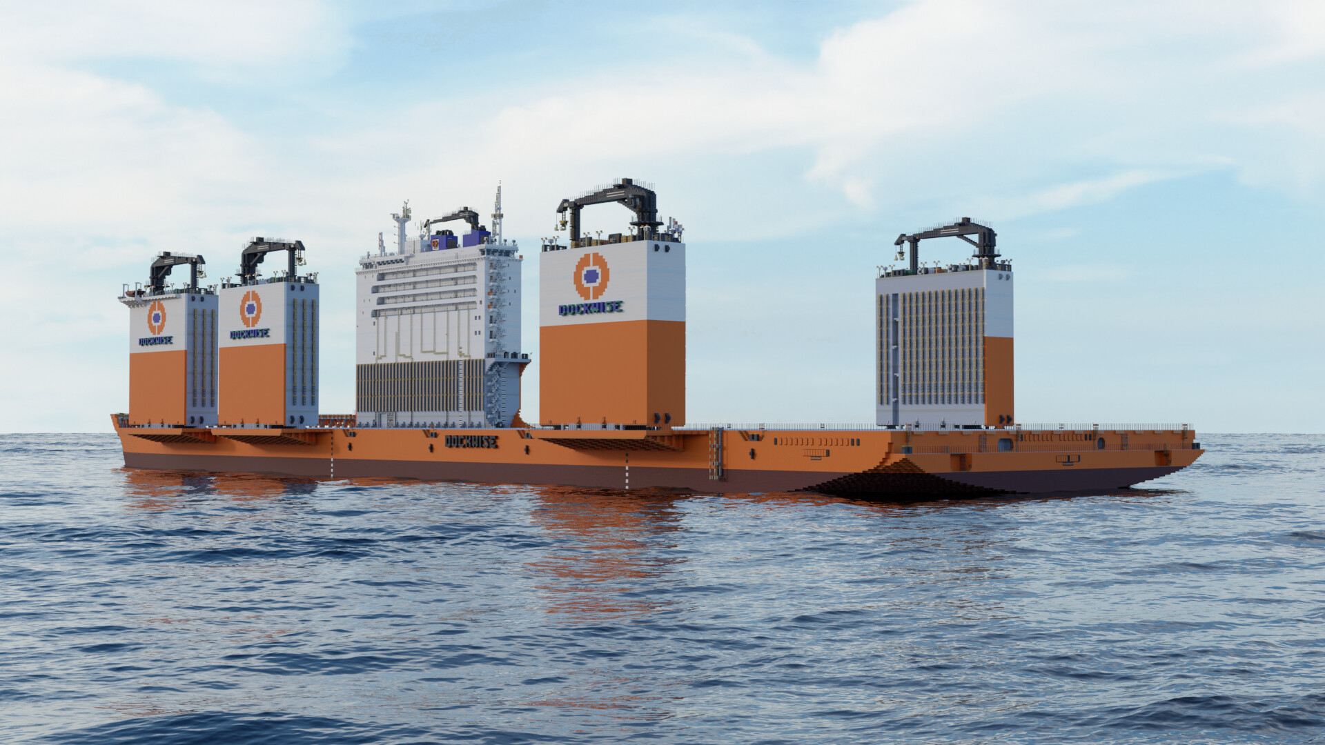 M.V. Dockwise Vanguard Minecraft Map