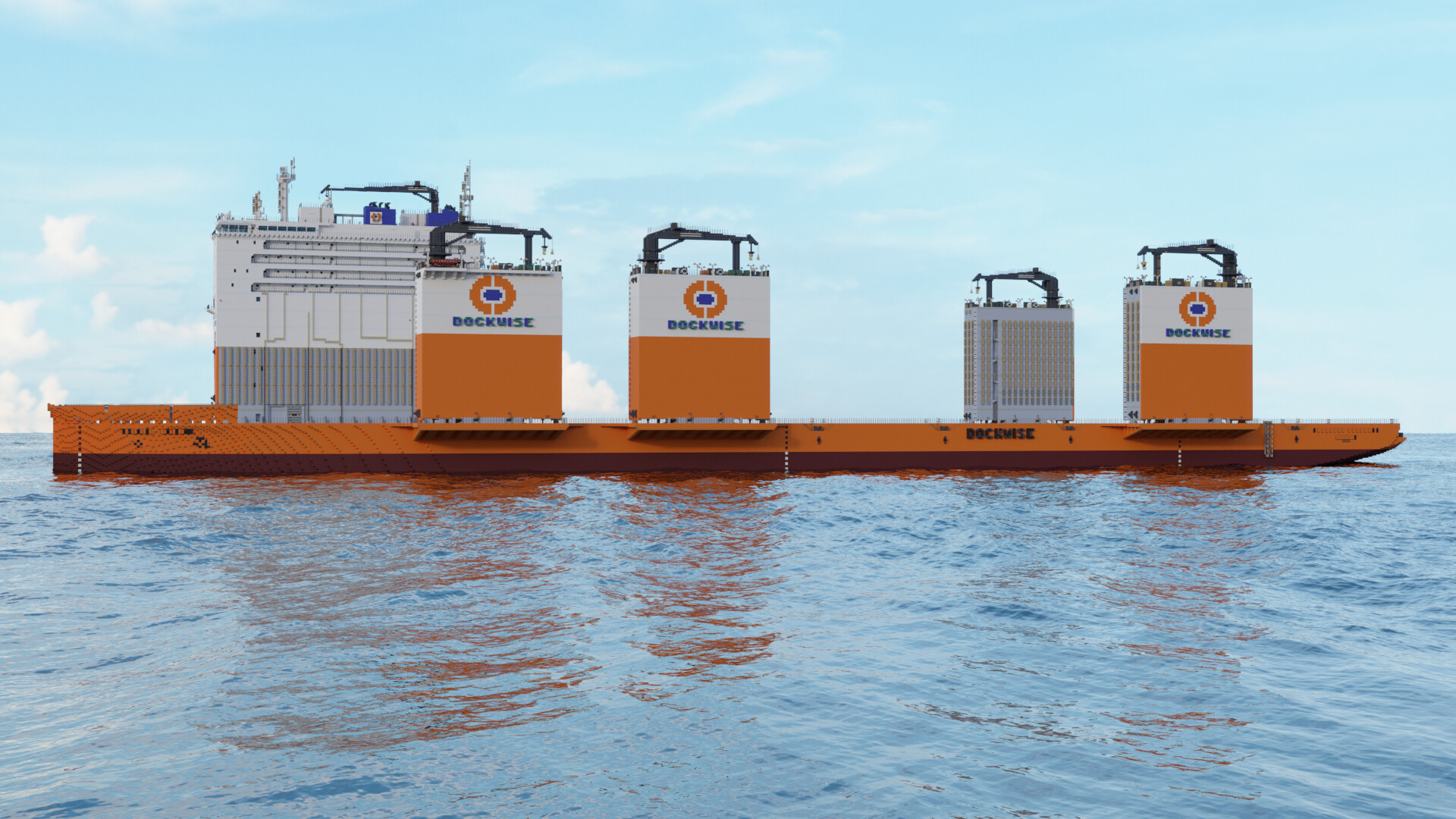 M.V. Dockwise Vanguard Minecraft Map