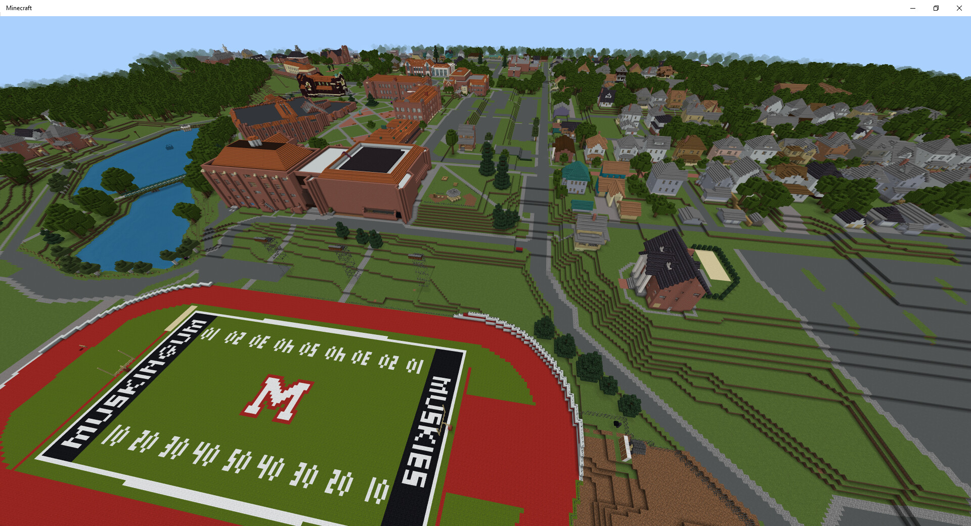 Muskingum University Campus - Bedrock Edition Minecraft Map
