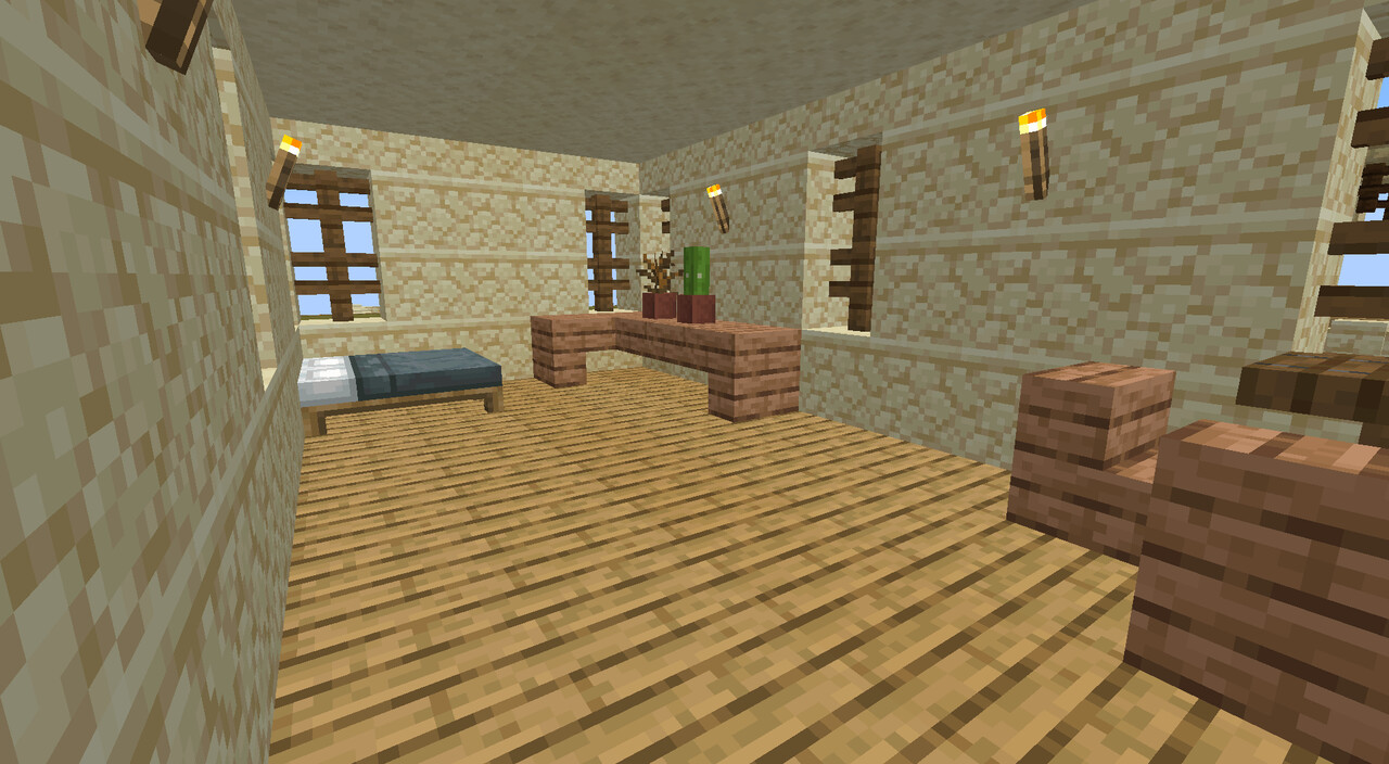 Desert House Minecraft Map