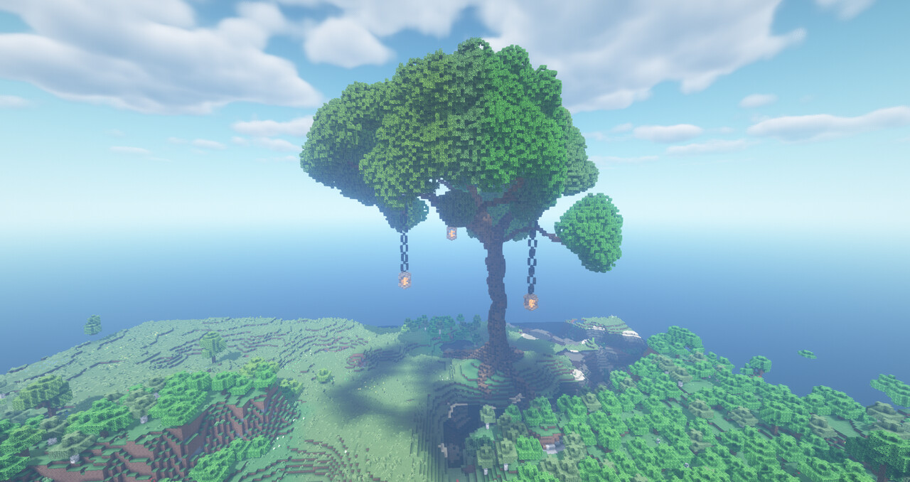 It's just a giant tree... Minecraft Map