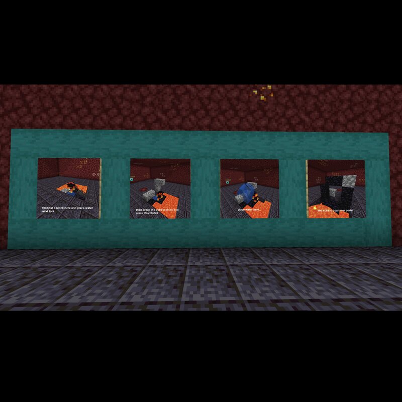 Speedrun Portal Trainer (only 1.17+) Minecraft Map