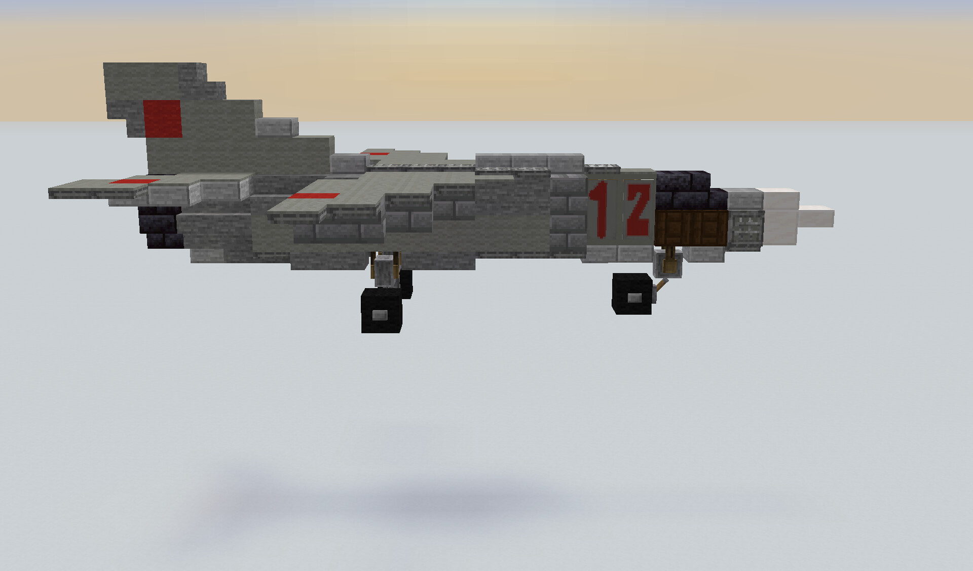 Mikoyan-Gurevich MiG-23 - Flogger (1:1 scale) Minecraft Map