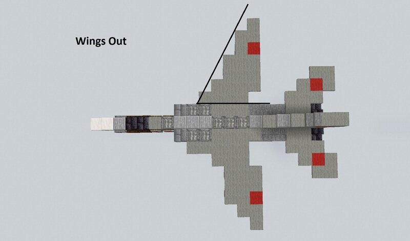 Mikoyan-Gurevich MiG-23 - Flogger (1:1 scale) Minecraft Map