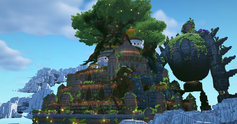 GHIBLI Castle in the Sky Laputa Minecraft Map