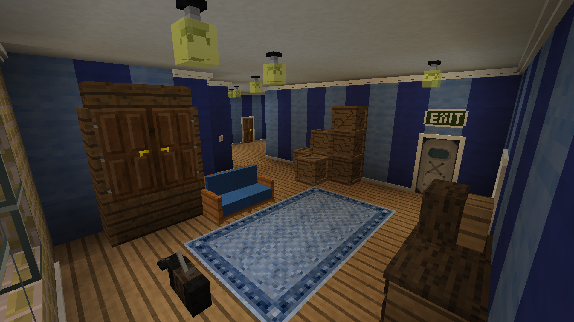 Hello Neighbor forest Optifine Update Minecraft Map