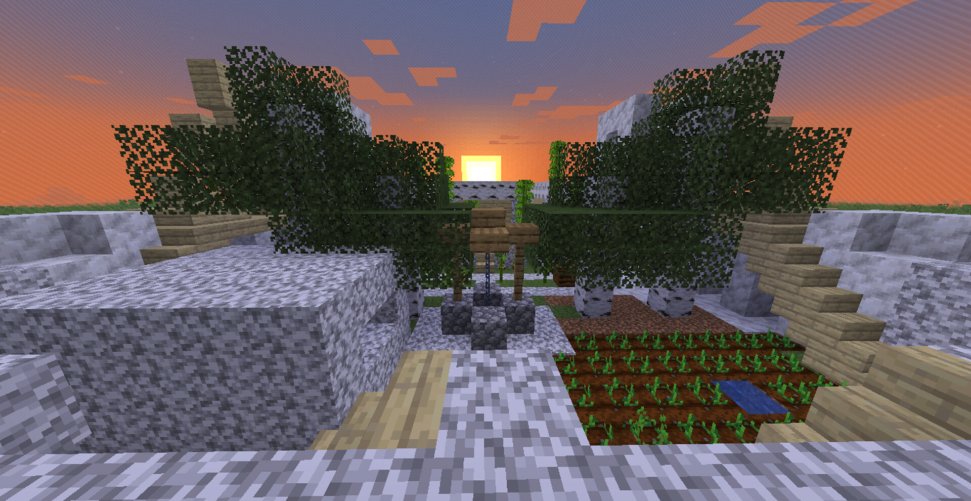 Villa de Abedul amurallada Minecraft Map