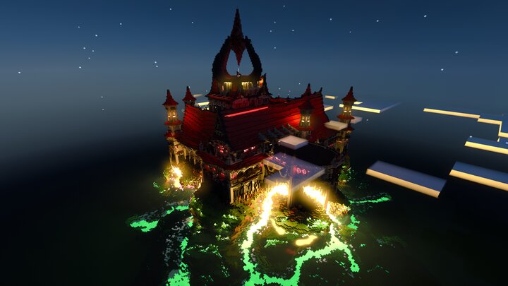 Ruby Castle [With Interiors Now] Minecraft Map