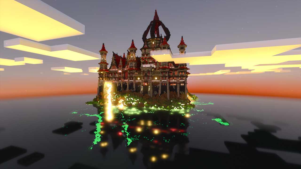 Ruby Castle [With Interiors Now] Minecraft Map