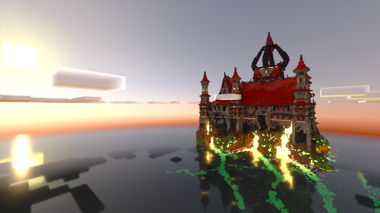 Ruby Castle [With Interiors Now] Minecraft Map