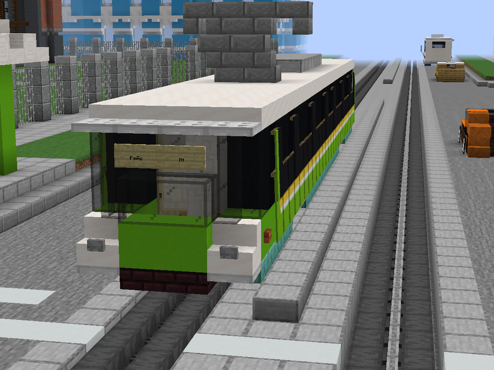 Tram Tatra T6A5 Minecraft Map