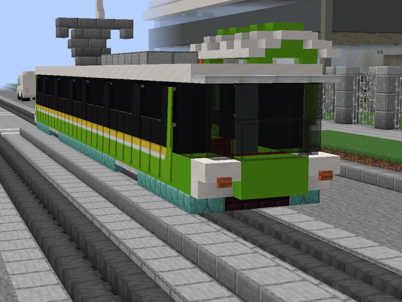 Tram Tatra T6A5 Minecraft Map