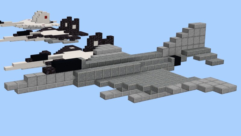 Mcdonnel Douglas F-4G Phantom II Wild Weasel Minecraft Map