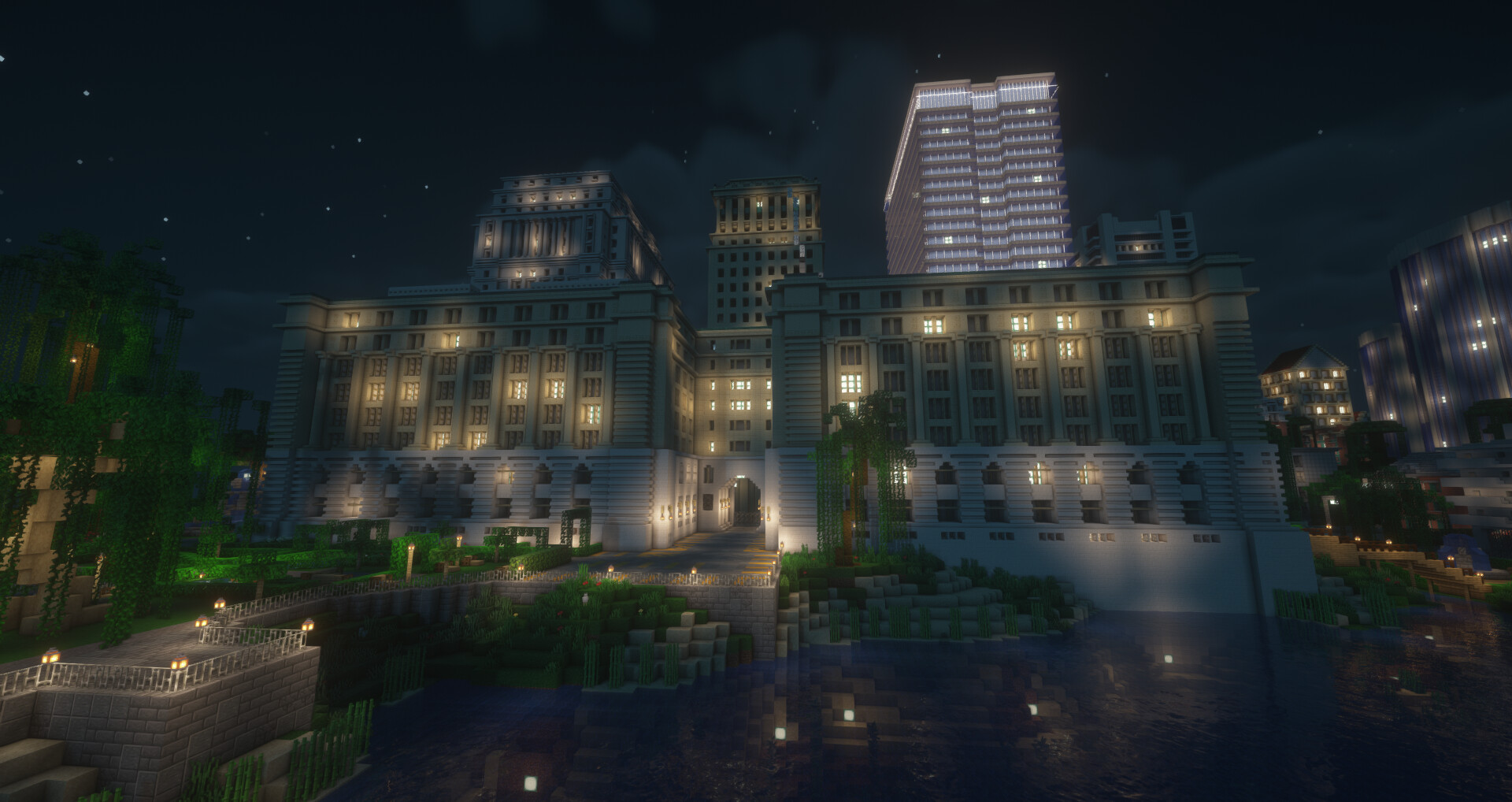 Custom House - Parks Canada Building Montréal Minecraft Map