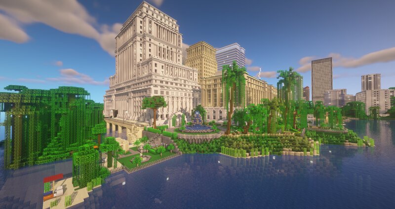 Custom House - Parks Canada Building Montréal Minecraft Map