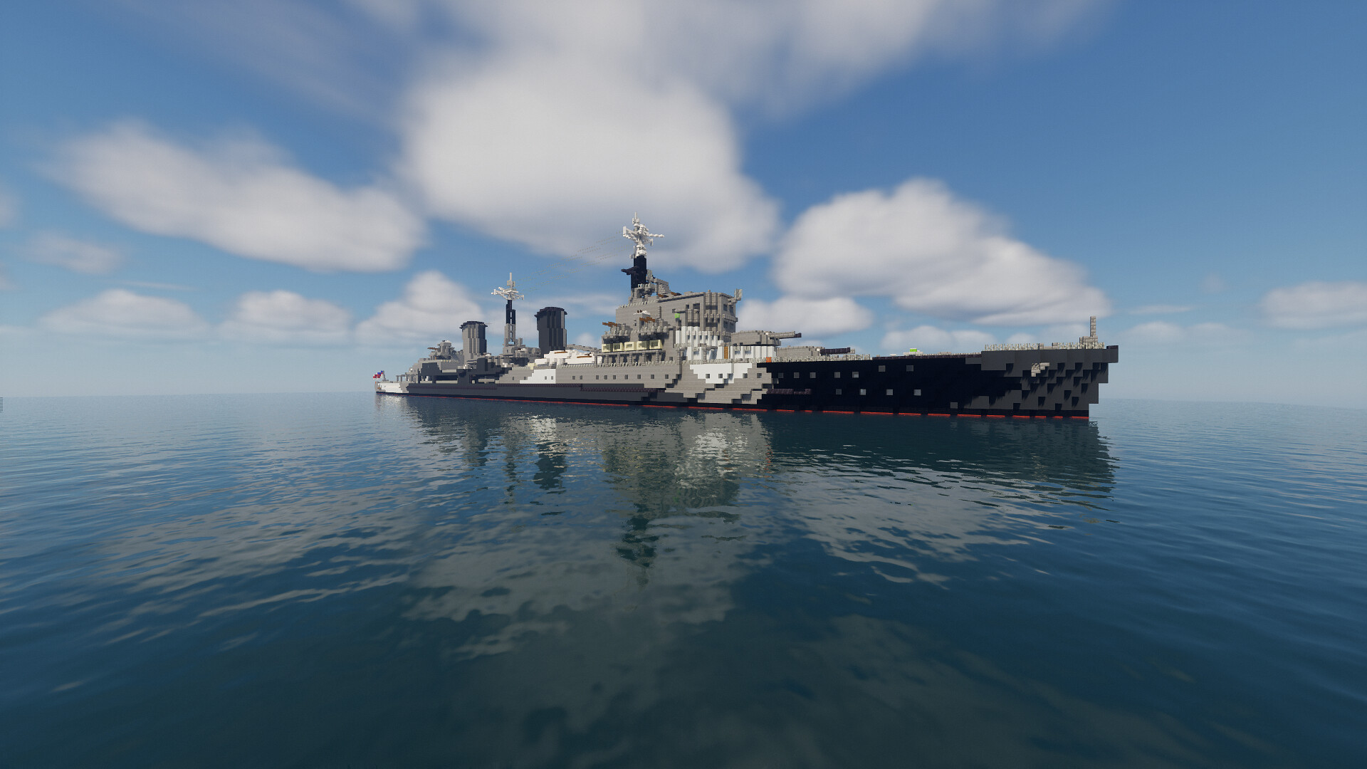 HMS Belfast - 1.5:1 Scale Minecraft Map