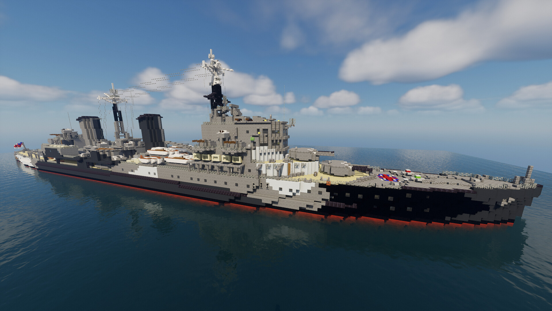 HMS Belfast - 1.5:1 Scale Minecraft Map