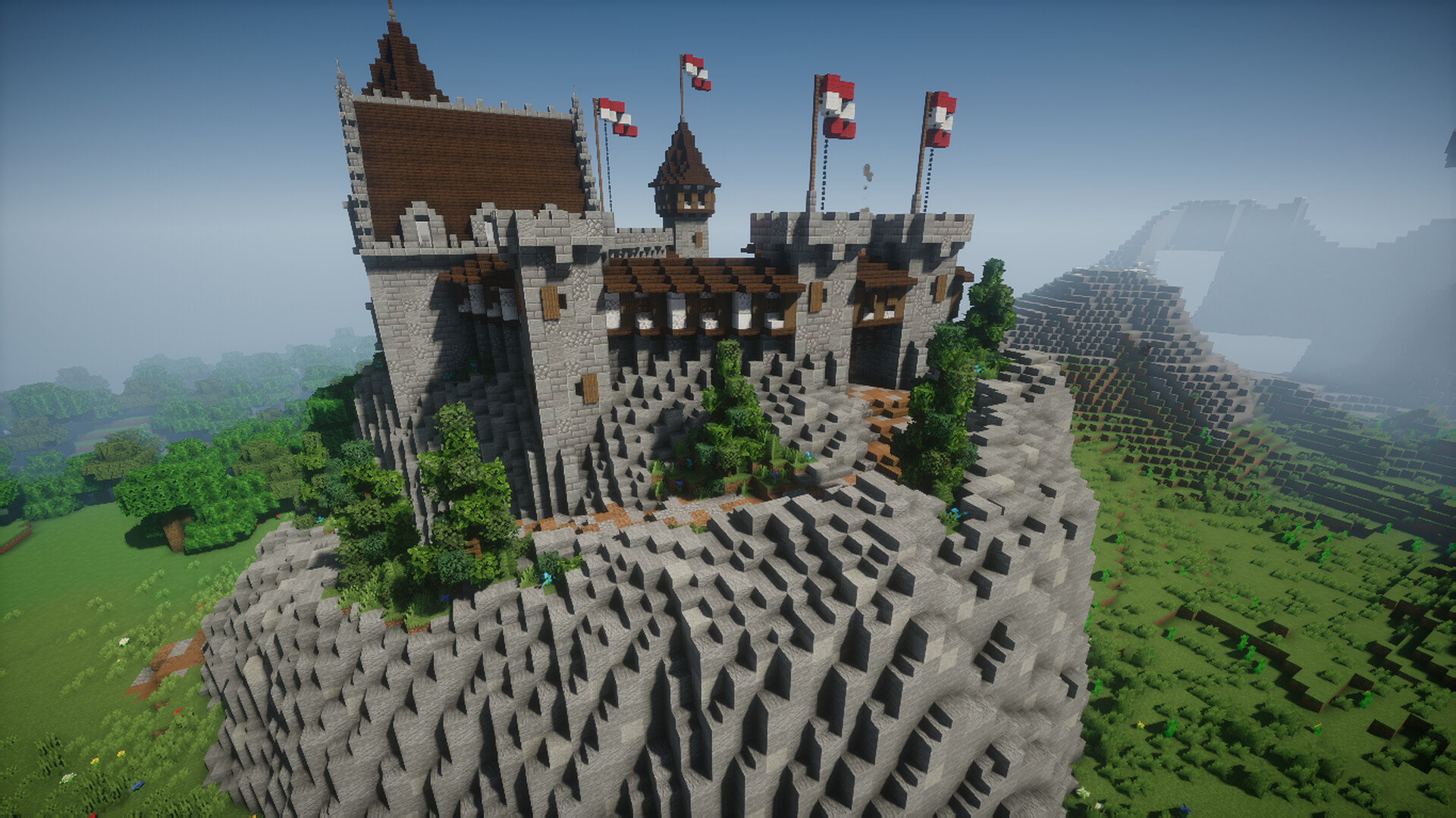 Mountain Castle (All decorated) Minecraft Map