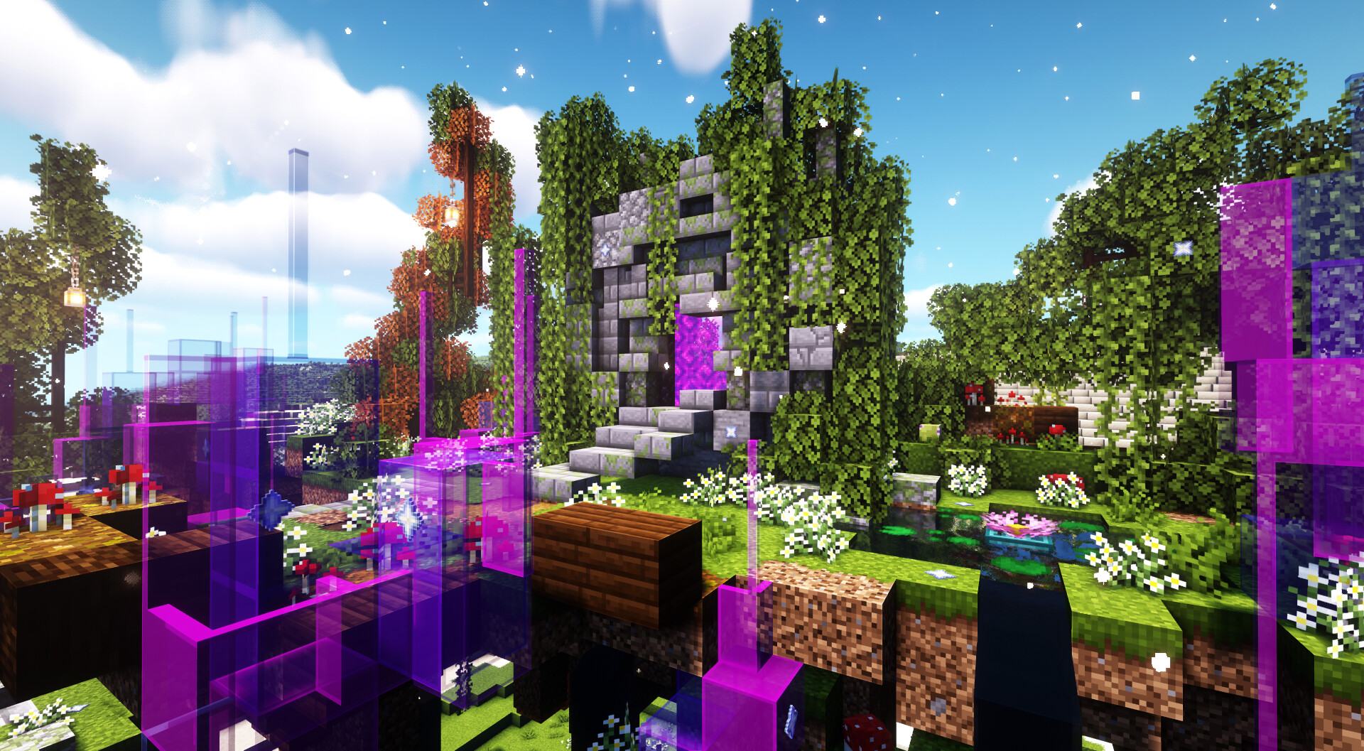 Nether Portal Timelapse + Schematic Minecraft Map