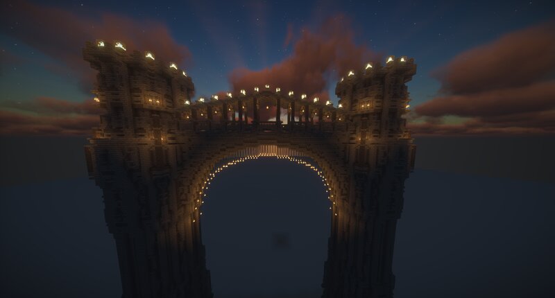 Medieval Inspired Bridge Minecraft Map