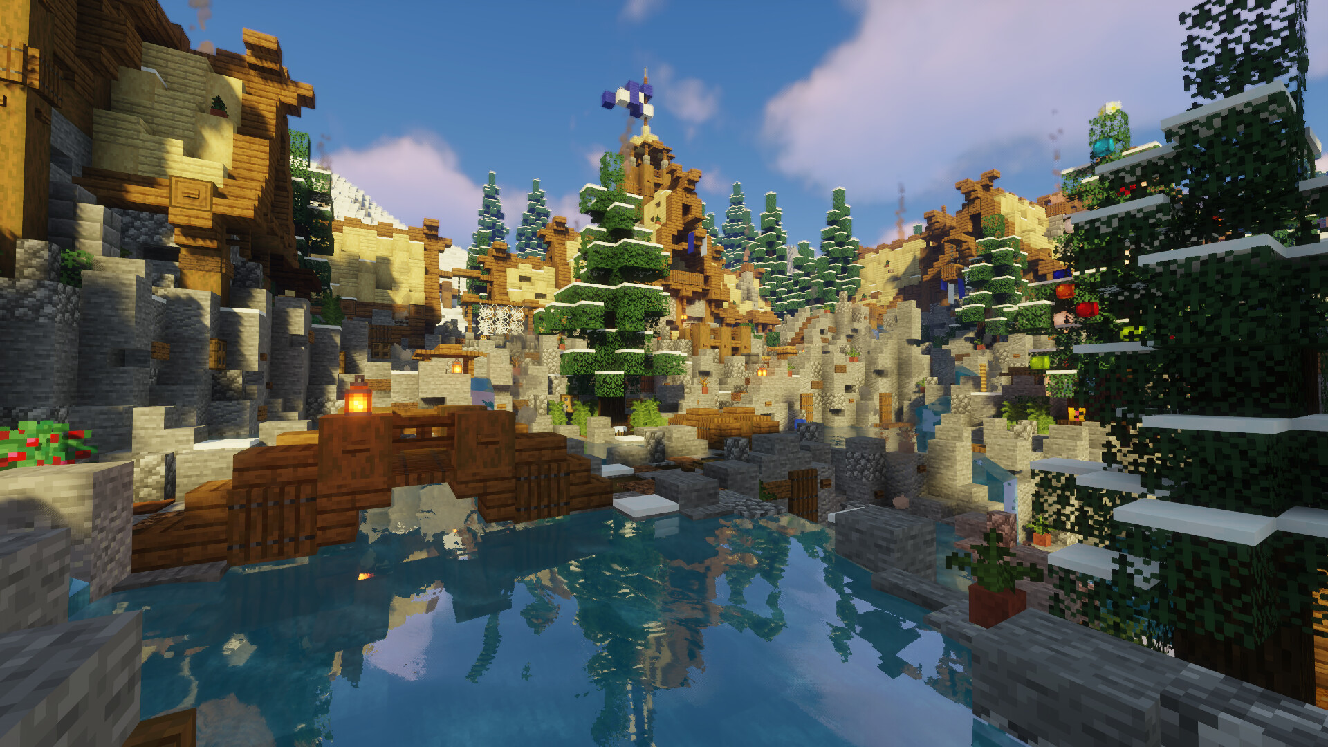 Hatterflee - A Nordic Village + Hot Springs! Minecraft Map