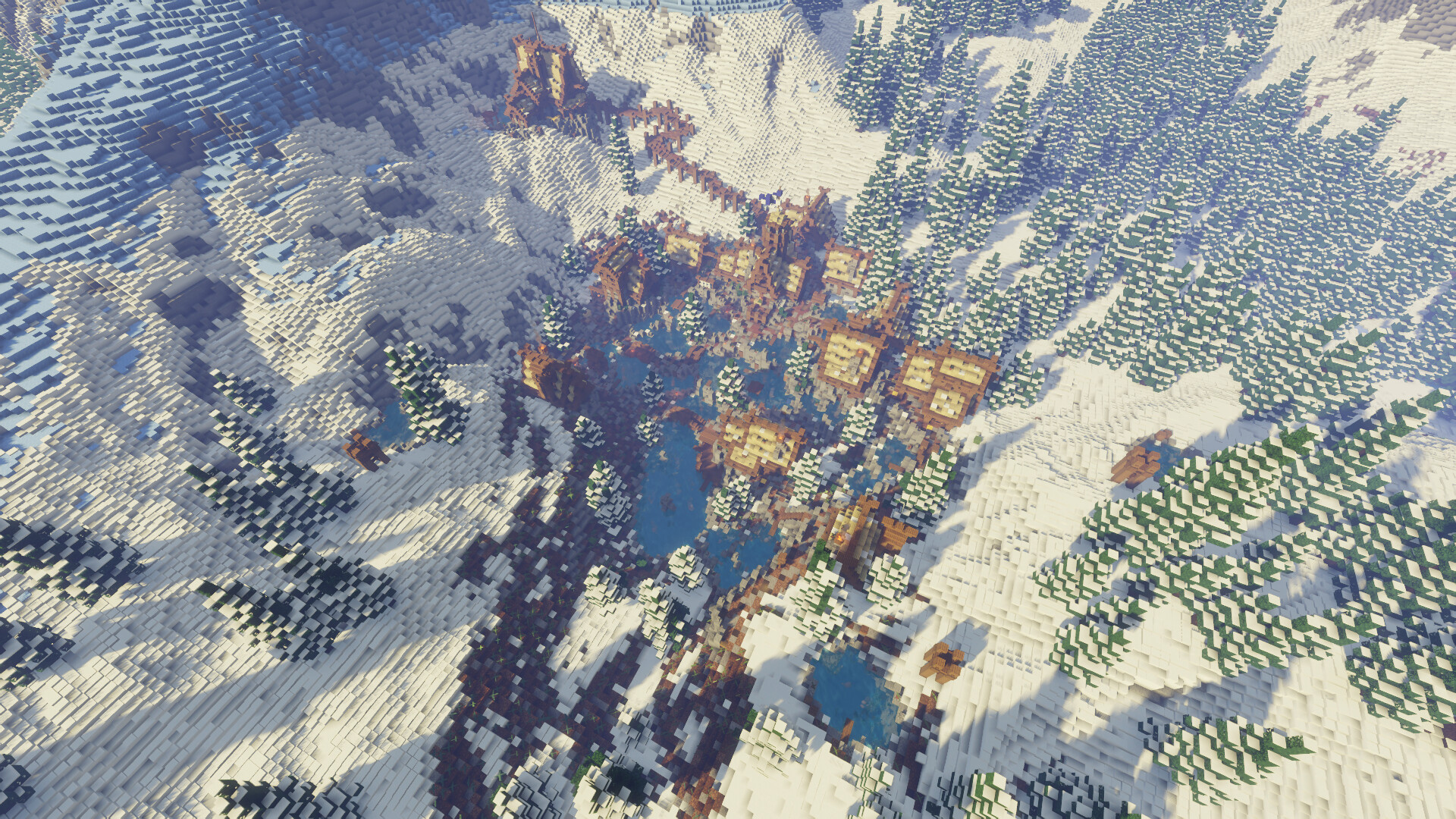 Hatterflee - A Nordic Village + Hot Springs! Minecraft Map