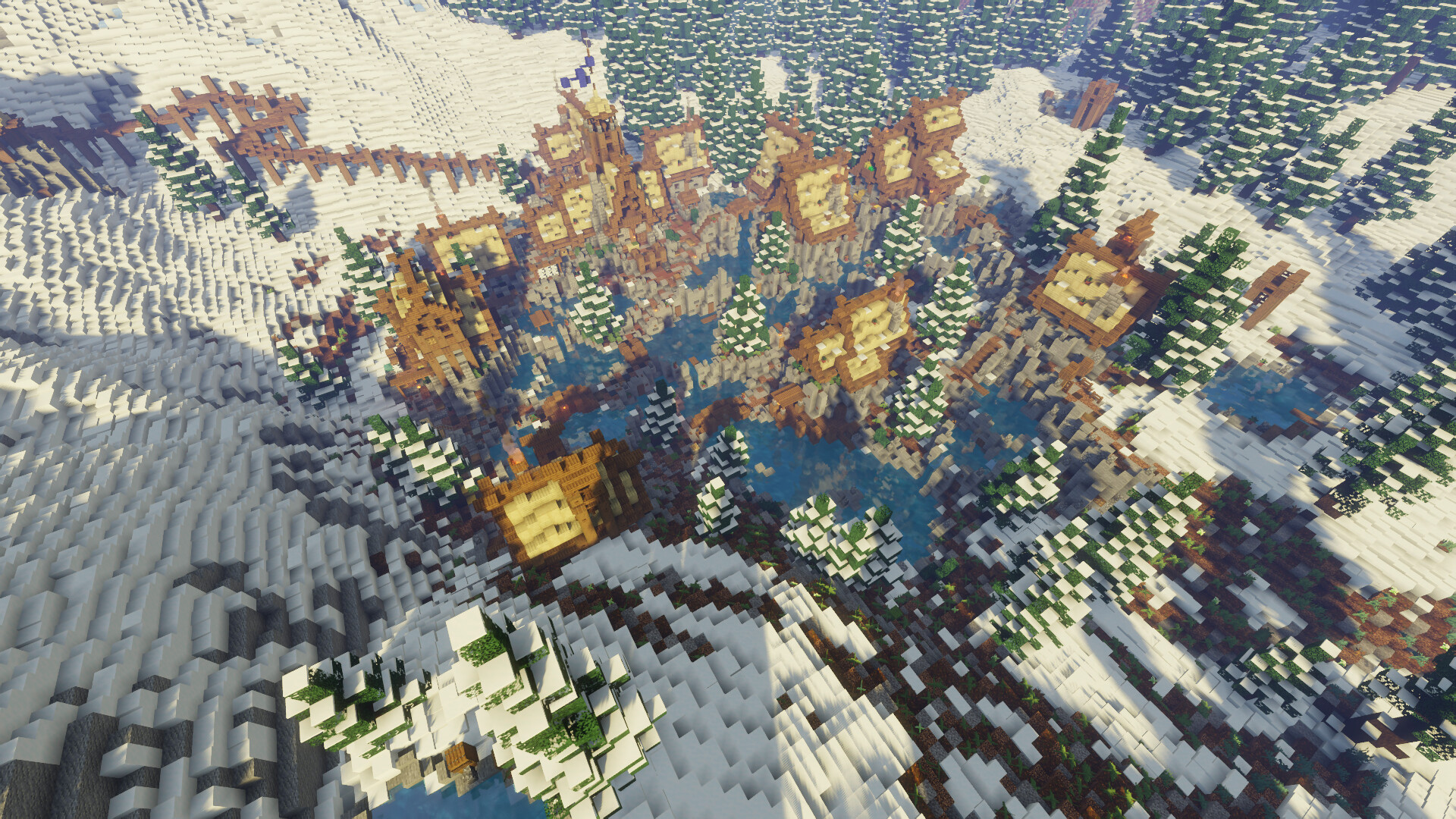 Hatterflee - A Nordic Village + Hot Springs! Minecraft Map