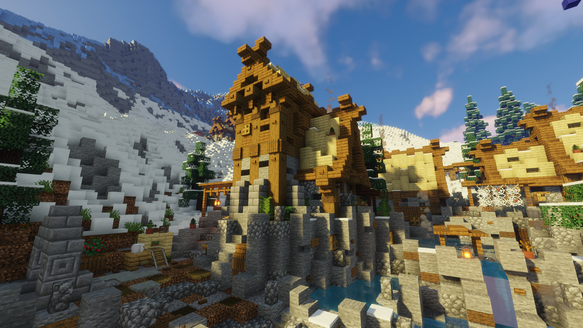 Hatterflee - A Nordic Village + Hot Springs! Minecraft Map