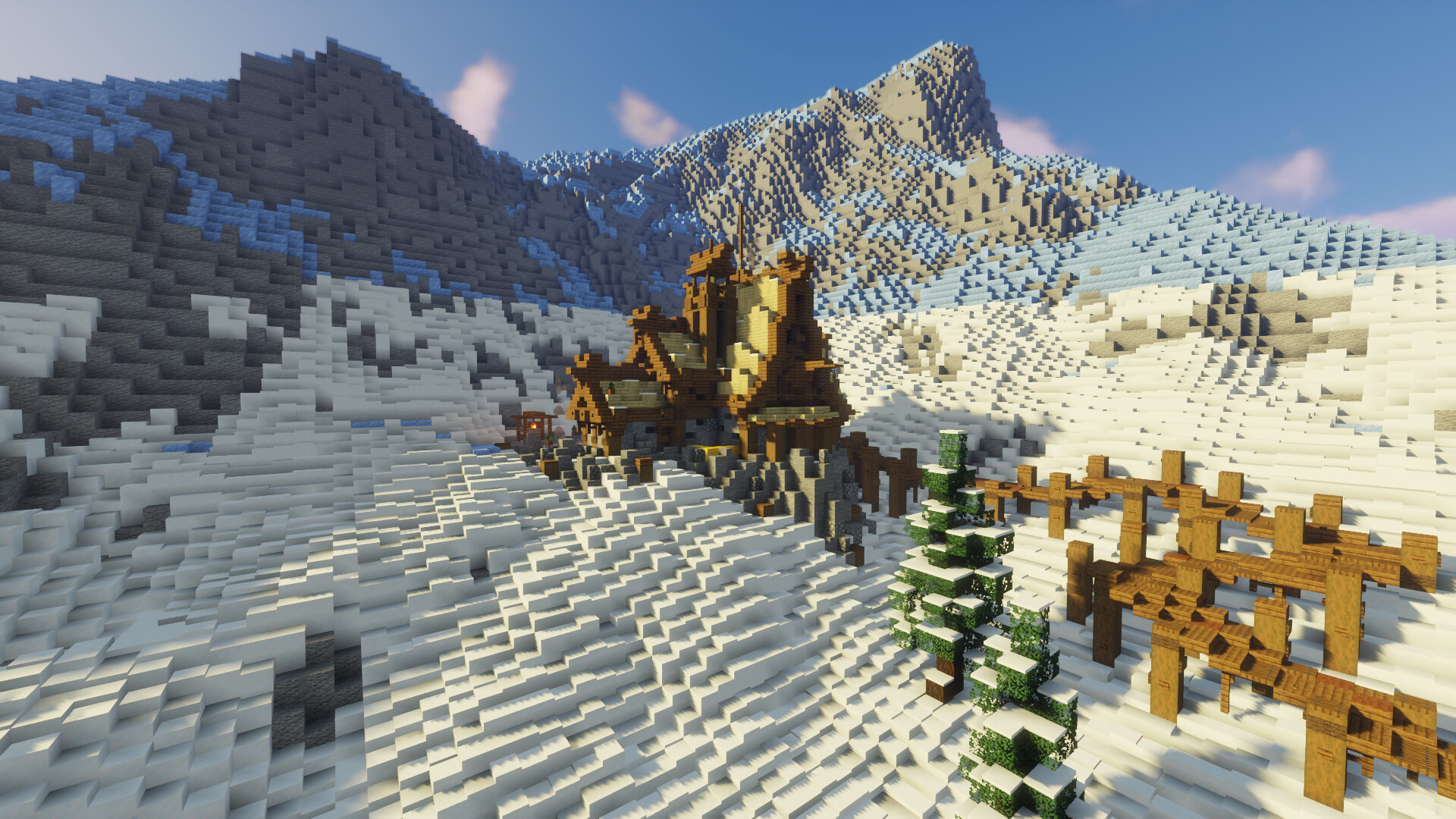 Hatterflee - A Nordic Village + Hot Springs! Minecraft Map