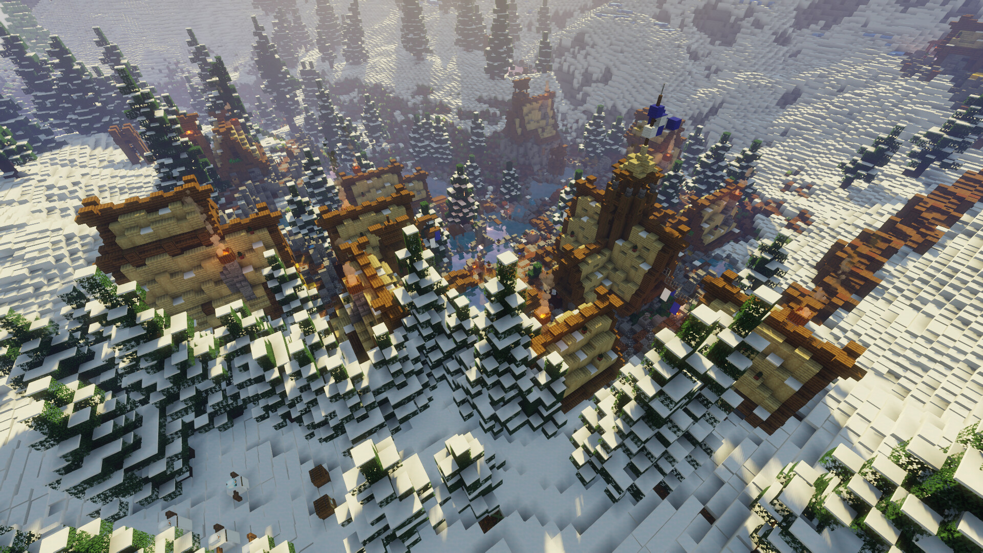 Hatterflee - A Nordic Village + Hot Springs! Minecraft Map